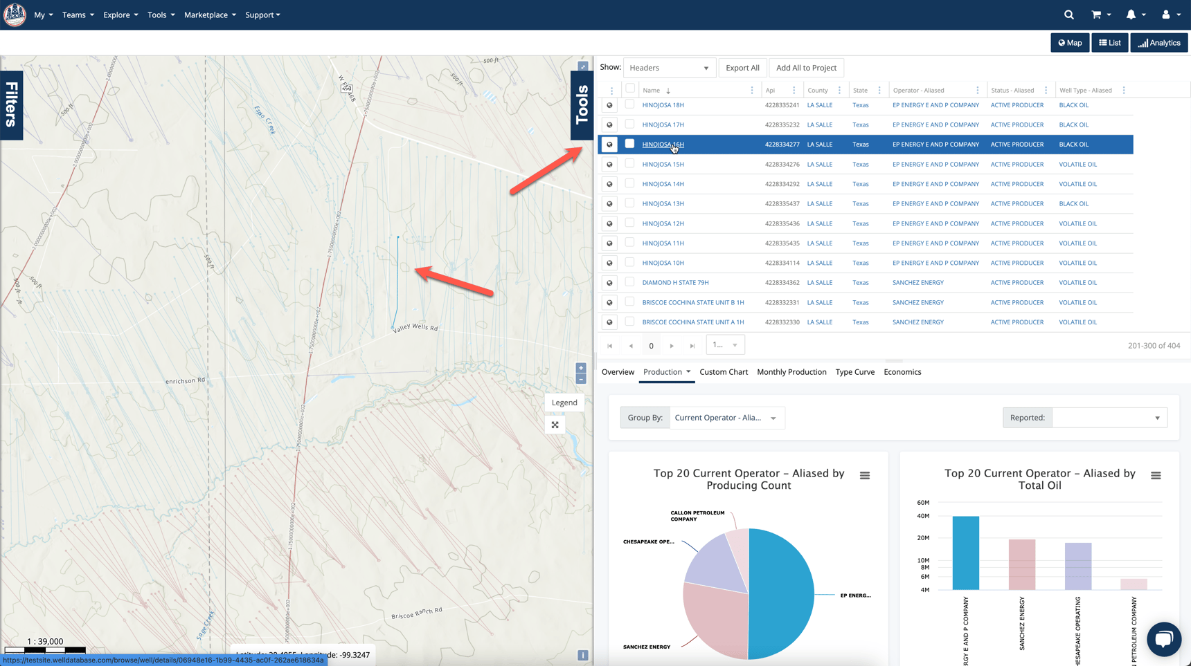 How do charts, maps, and lists interact?