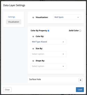 How do I show rigs on the map?