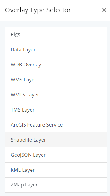 Can I add a shapefile to my map?